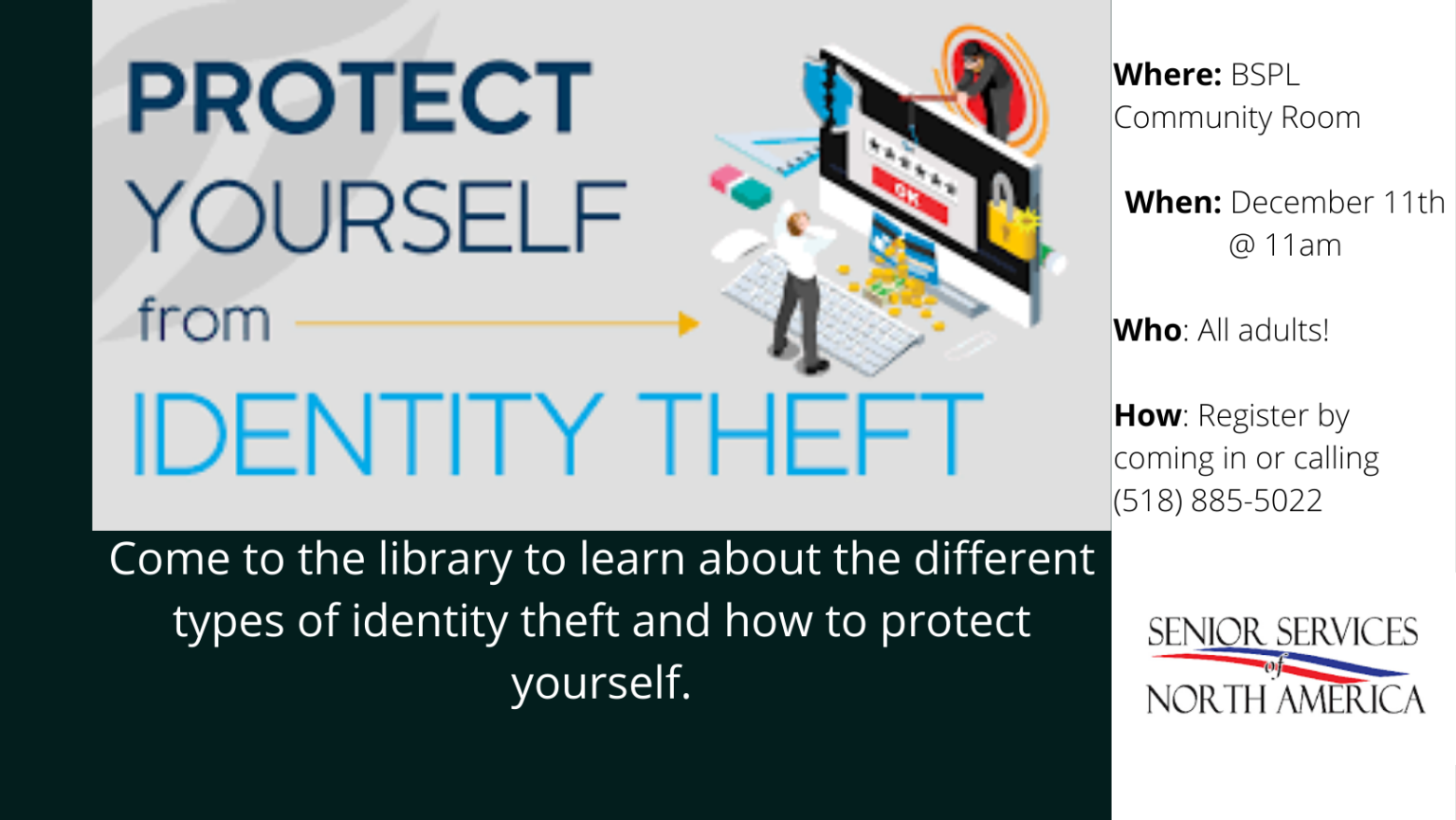 Come to the library to learn about the different types of identity ...